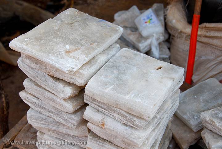 Pictures of Mali - Mopti-0029 - slabs of salt from Timbuktu